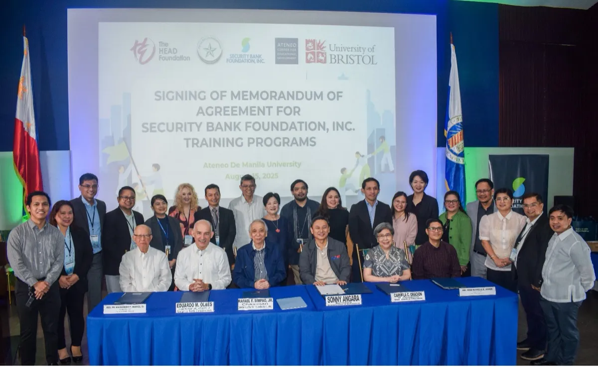 Security Bank Foundation And The Department Of Education Strengthen ...